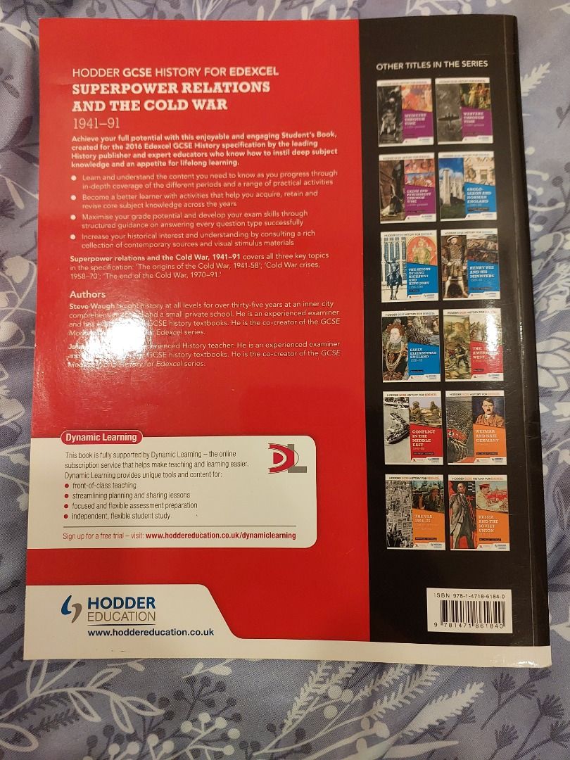 Hodder GCSE History for Edexcel: Superpower relations and the Cold War ...