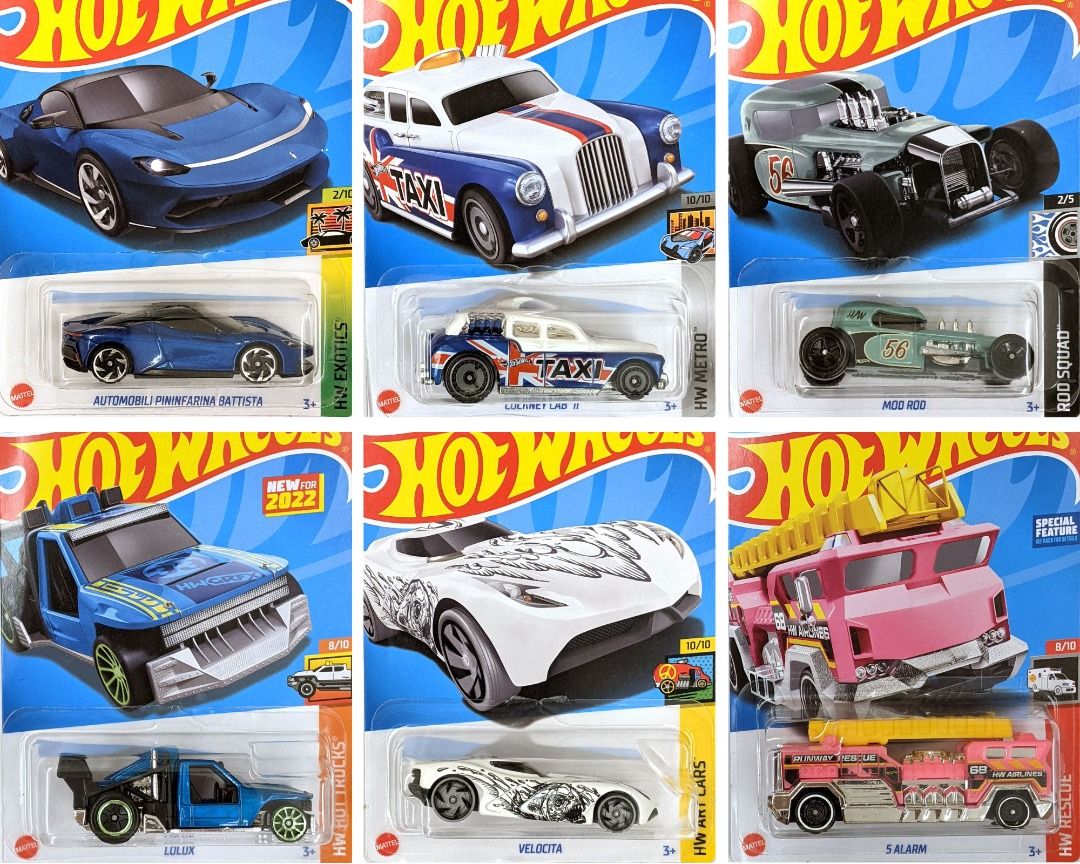Hot Wheels Mainline Series US Carded Version Diecast Car, Hobbies ...