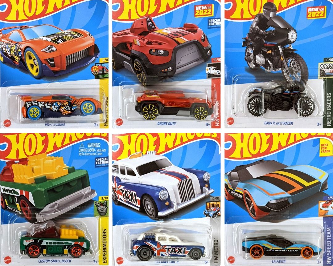 Hot Wheels Mainline Series US Carded Version Diecast Car, Hobbies ...
