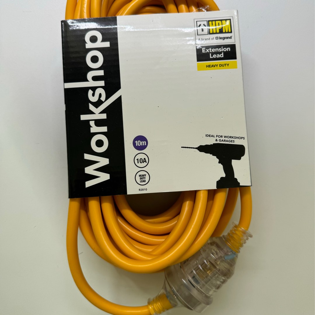 HPM Heavy Duty extension lead, Furniture & Home Living, Home ...