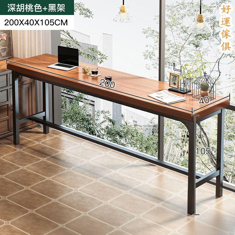 HY/90#書桌#書枱#靠墻長桌#窄款長桌#電腦桌#電腦枱#辦公桌#辦公枱{十款可揀}#Desk # Desk # Wall Standing ...