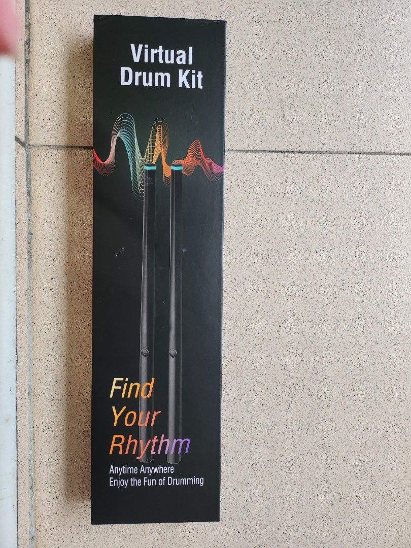 Hyperdrum (Virtual/Air drums) Electronic drum, Hobbies & Toys, Music & Media, Musical ...