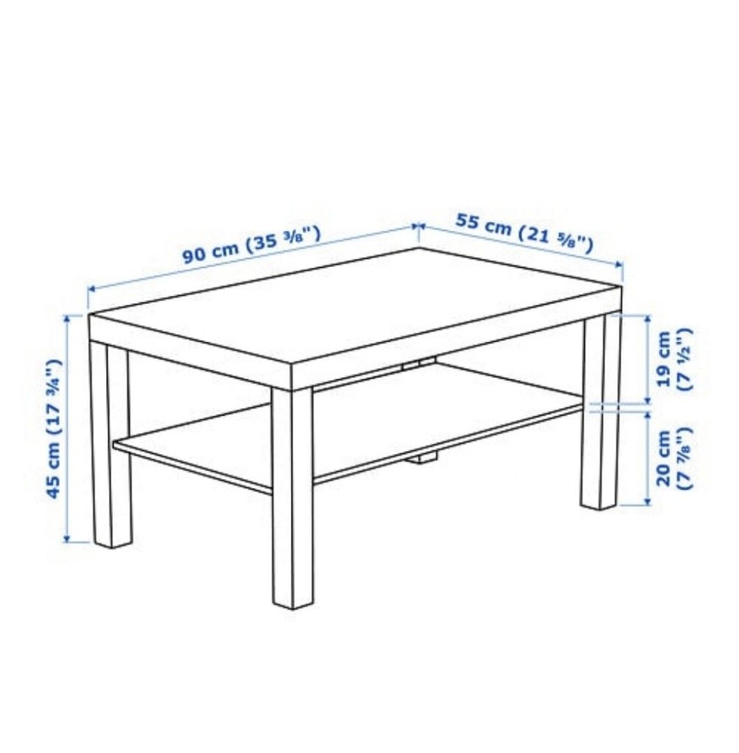Ikea lack center table, Furniture & Home Living, Furniture, Tables ...