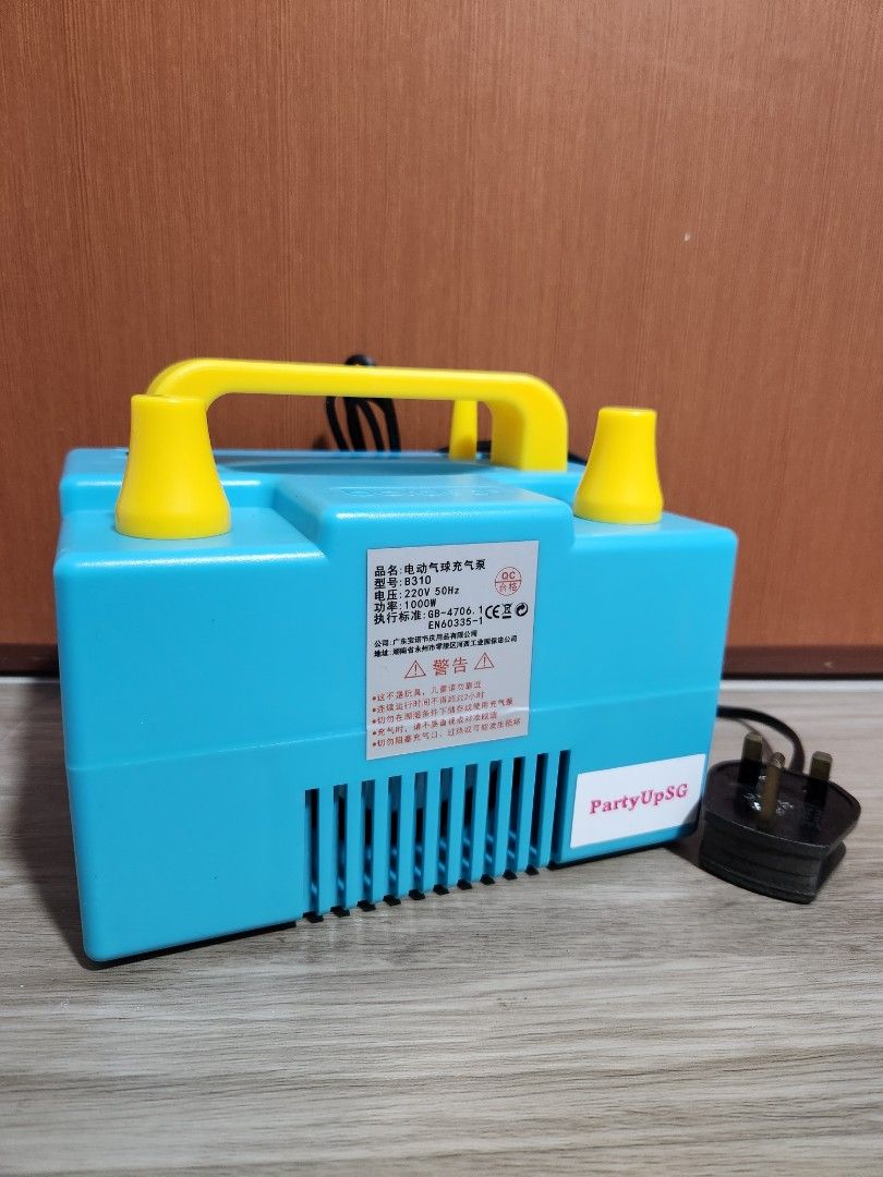 Inflator air pump for balloons electric 1000 Watts rental powerful and ...
