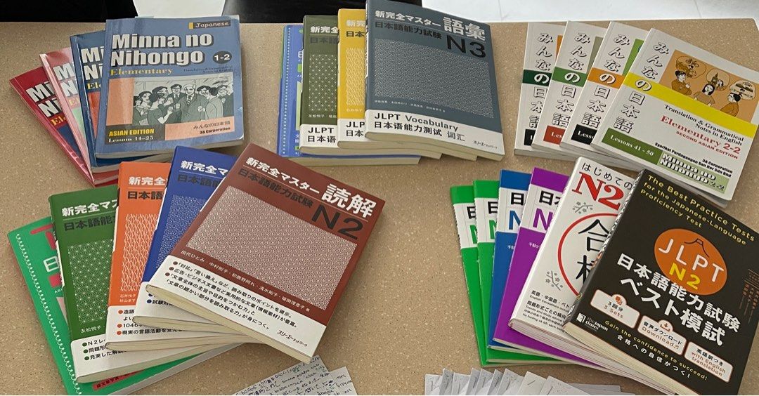 Japanese Textbooks JLPT, Hobbies & Toys, Books & Magazines, Textbooks ...