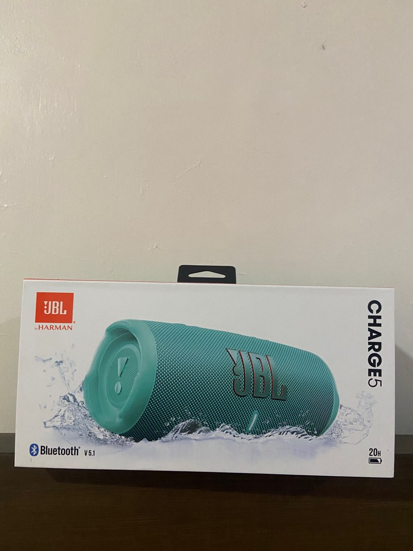 JBL Charge 5 Teal, Audio, Portable Music Players on Carousell