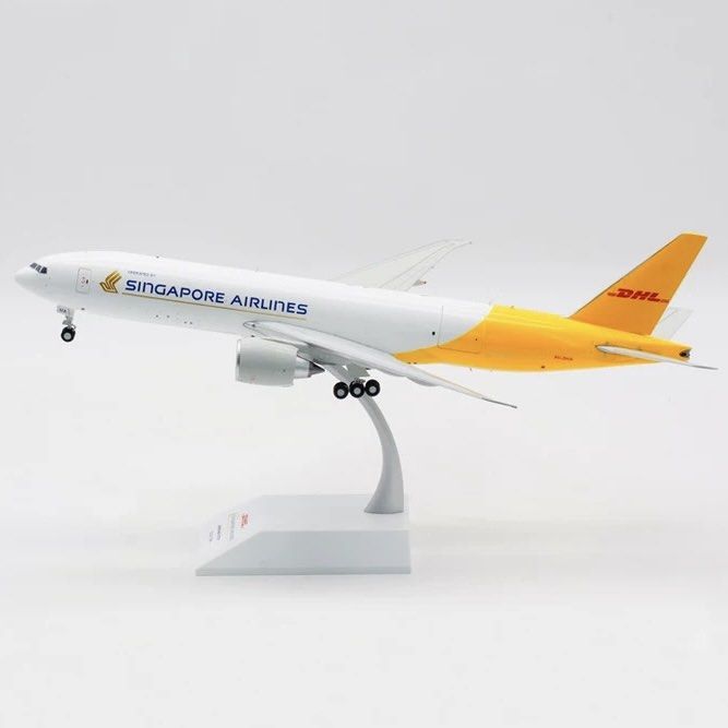 (JC WINGS) Singapore Airlines DHL Boeing 777-200F 9V-DHA Interactive ...