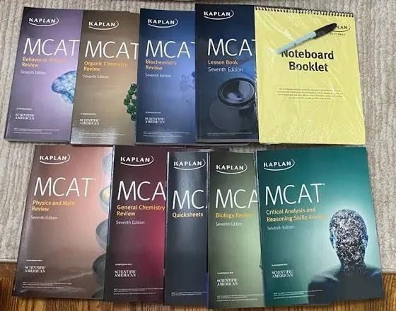 KAPLAN MCAT Review Books set, Hobbies & Toys, Books & Magazines ...