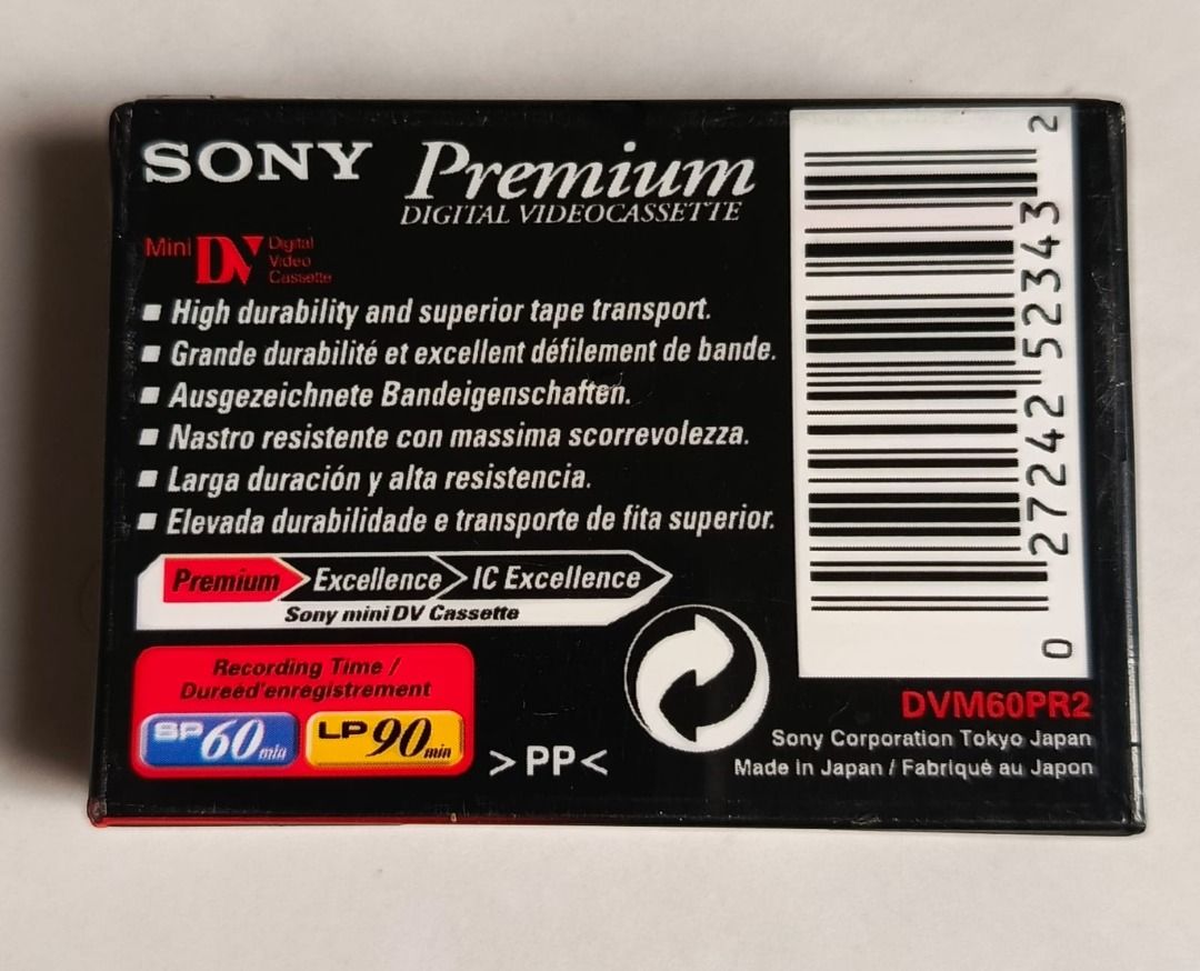 Kaset Mini DV Sony 60 min LP 90 Premium, Jasa, Elektronik dan perbaikan ...