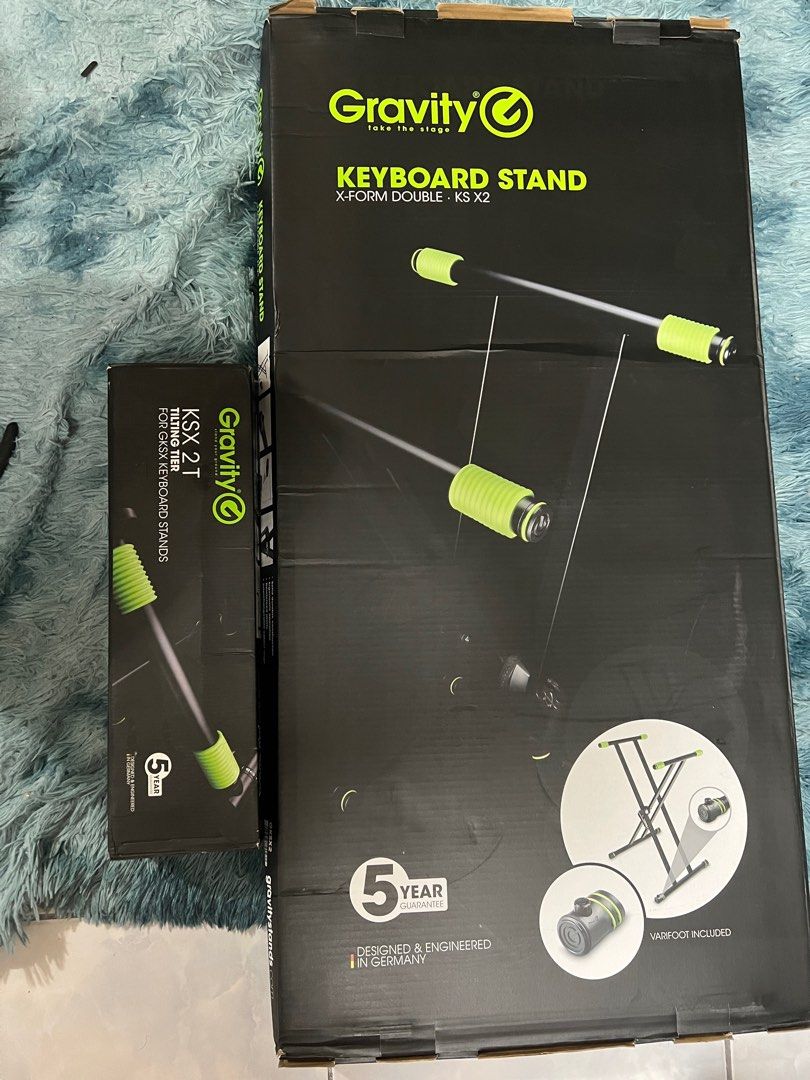 Keyboard double X stand Gravity, Audio, Other Audio Equipment on Carousell