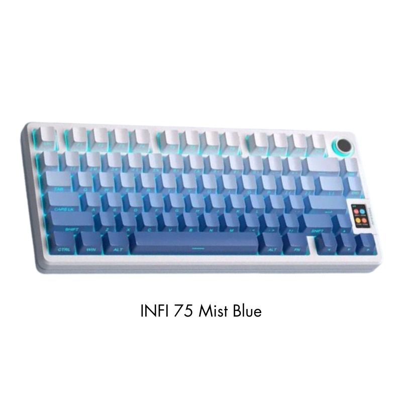 Keyverse INFI 75 Tri-Mode RGB Hotswappable Keyboard, Computers & Tech ...