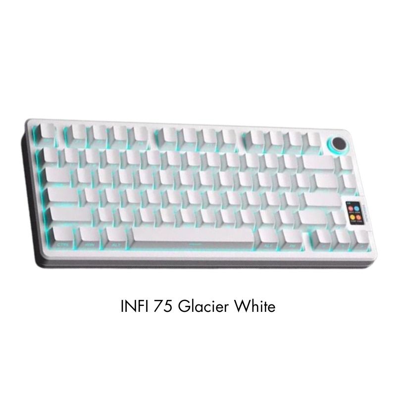 Keyverse INFI 75 Tri-Mode RGB Hotswappable Keyboard, Computers & Tech ...
