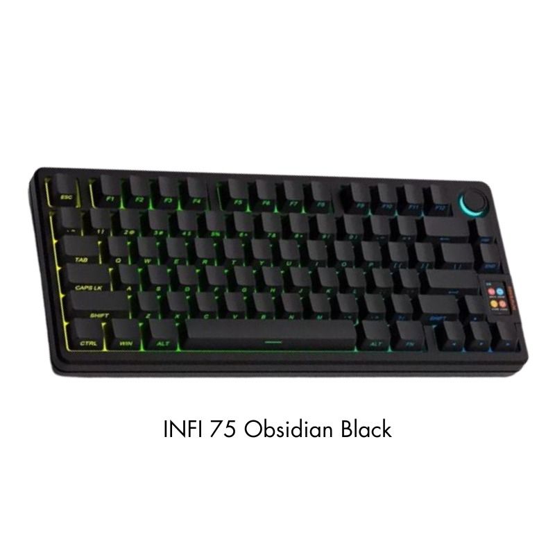 Keyverse INFI 75 Tri-Mode RGB Hotswappable Keyboard, Computers & Tech ...