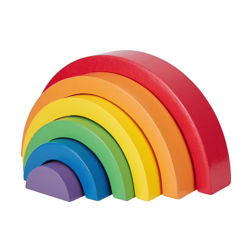 Kmart rainbow stacker, Babies & Kids, Infant Playtime on Carousell