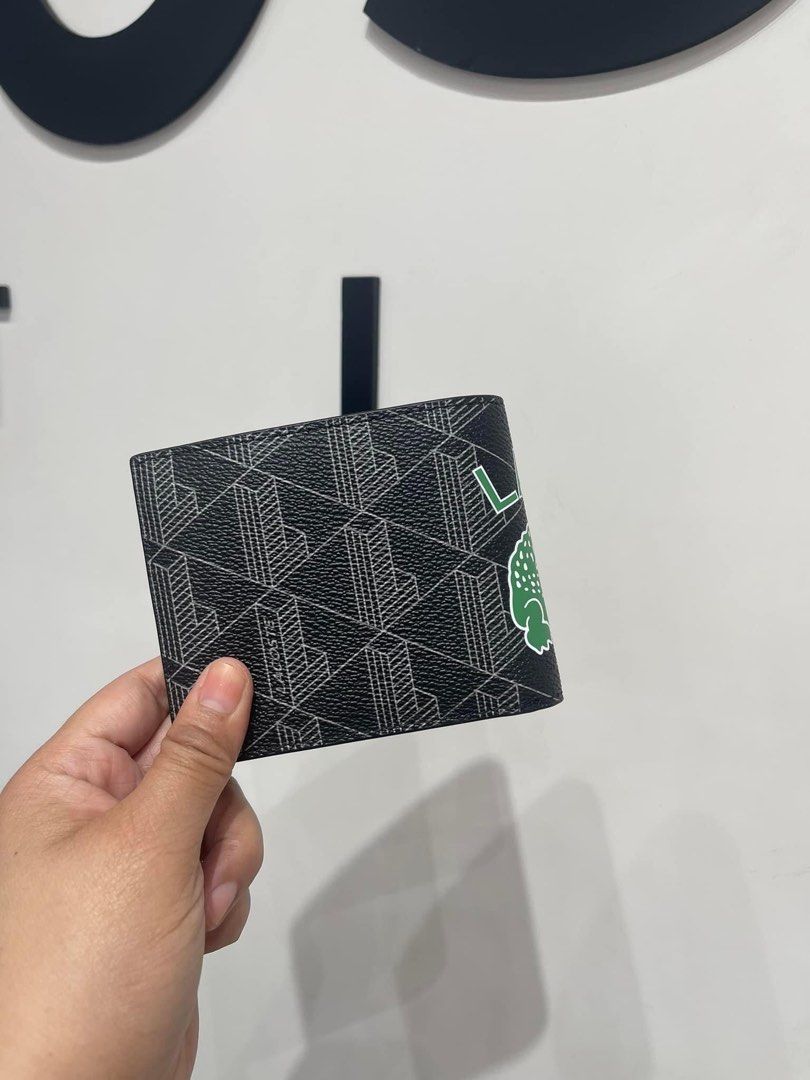 Lacoste Men's Monogram Bifold Wallet, Men's Fashion, Watches ...