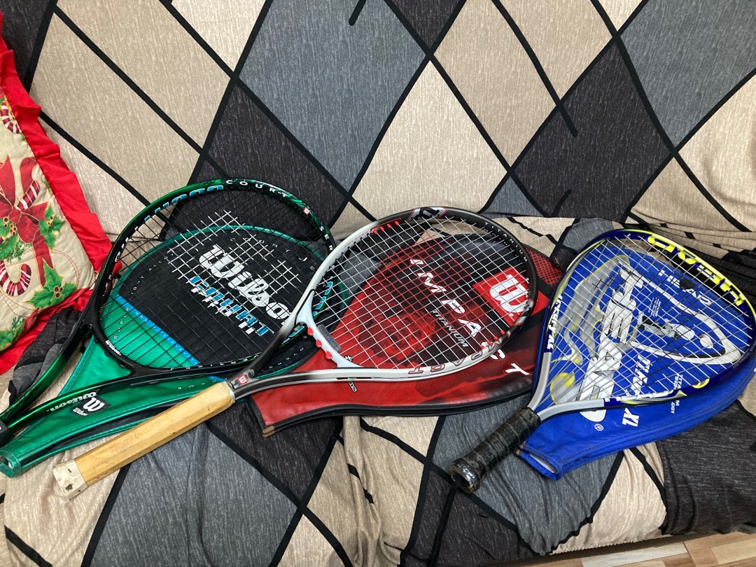 WILSON LAWN TENNIS RACKET, Sports Equipment, Sports & Games, Racket and ...