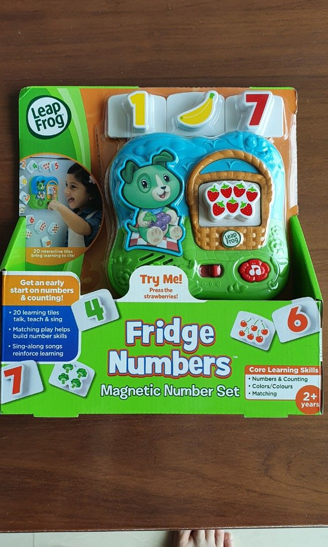 Leapfrog Fridge Numbers, Babies & Kids, Infant Playtime on Carousell