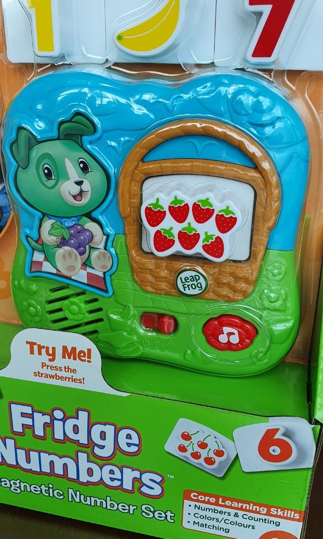 Leapfrog Fridge Numbers, Babies & Kids, Infant Playtime on Carousell