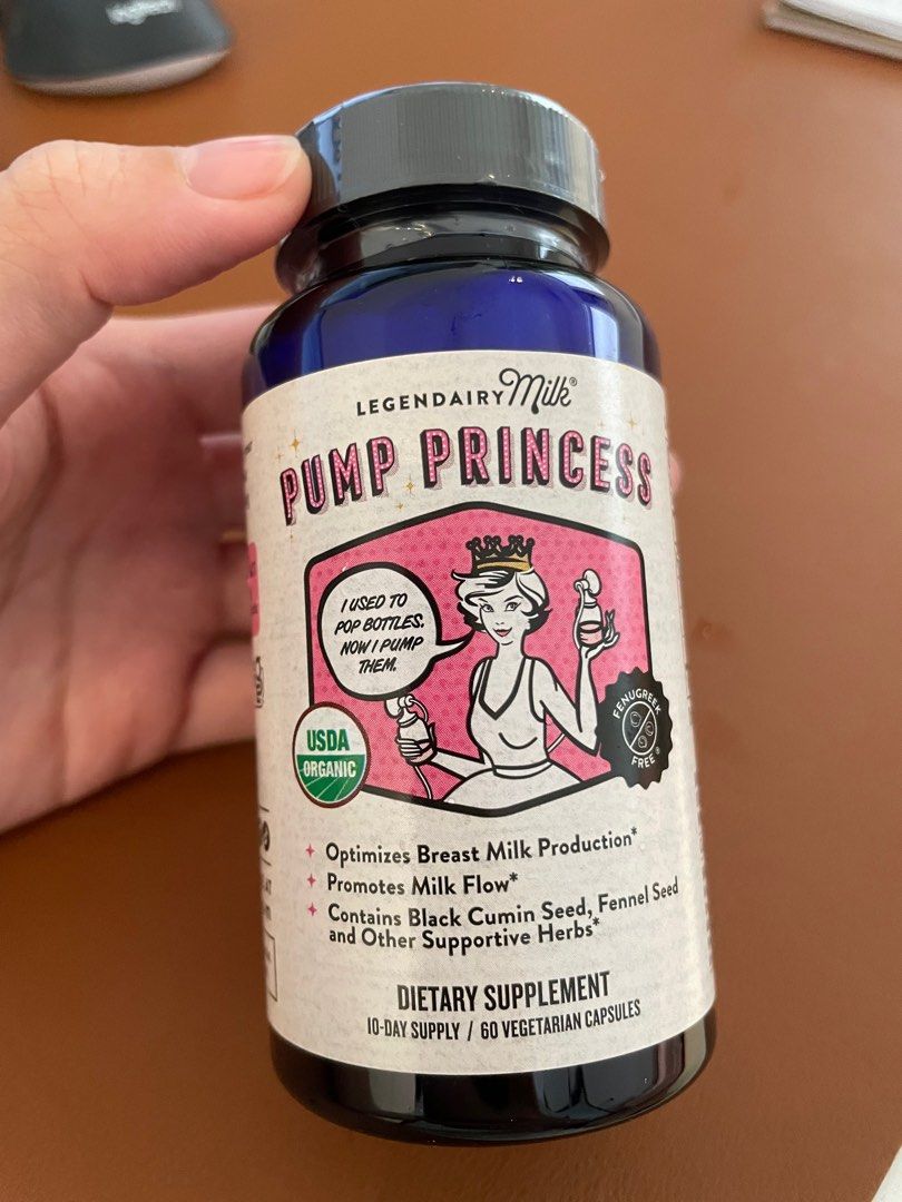 Legendary Milk Pump Princess 60 Capsules, Babies & Kids, Nursing ...
