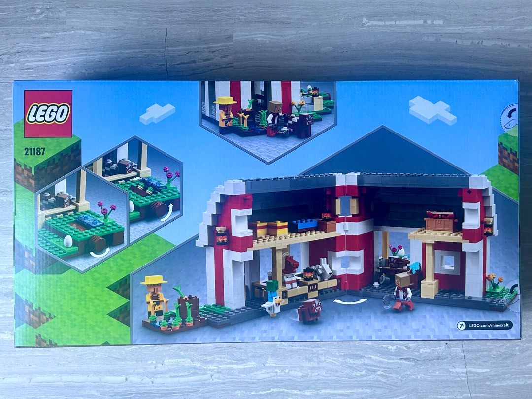 LEGO Minecraft 21187 The Red Barn, Hobbies & Toys, Toys & Games on ...