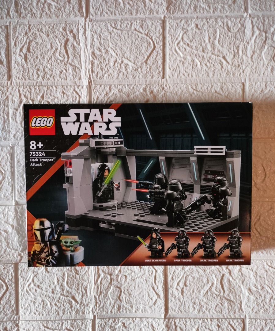 LEGO® Star Wars Mandalorian Dark Trooper Attack 75324, Hobbies & Toys ...