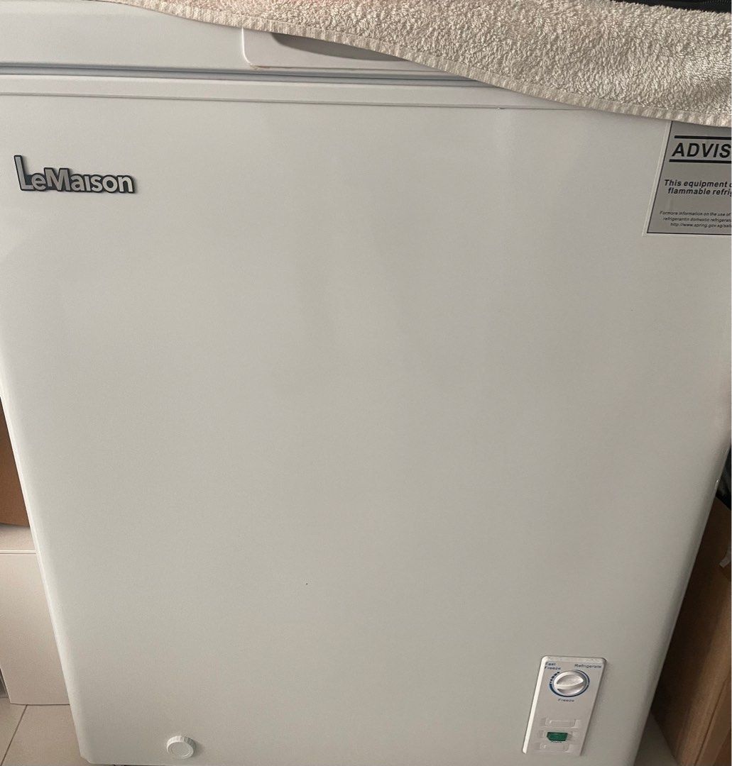 LeMaison 150L/ Chest Freezer,chiller, TV & Home Appliances, Kitchen ...