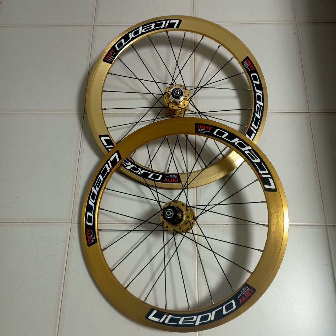 Litepro aero 451 wheelset, Sports Equipment, Bicycles & Parts, Parts ...