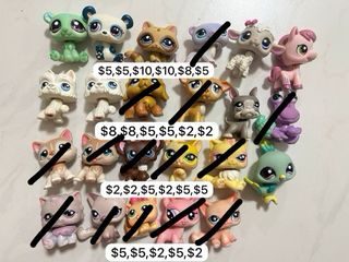 littlest pet shop lps bears raccoon beaver, Hobbies & Toys, Toys ...