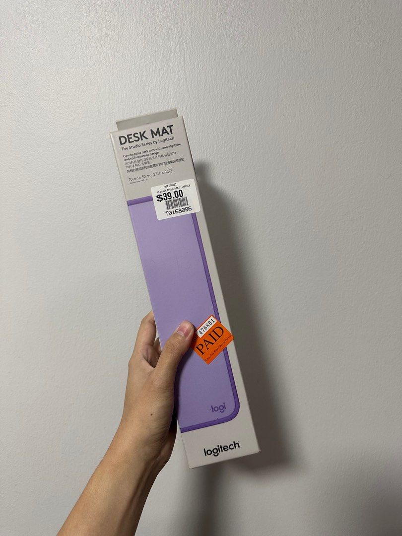 Logitech desk mat, Computers & Tech, Parts & Accessories, Mouse ...