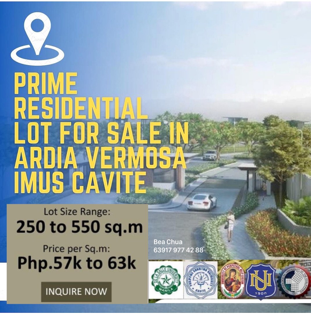 Lot for Sale in Daang Hari Ardia Vermosa Courtyards Orchard Golf De La ...