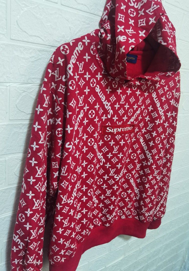 Louis Vuitton x Supreme monogram, Luxury, Apparel on Carousell