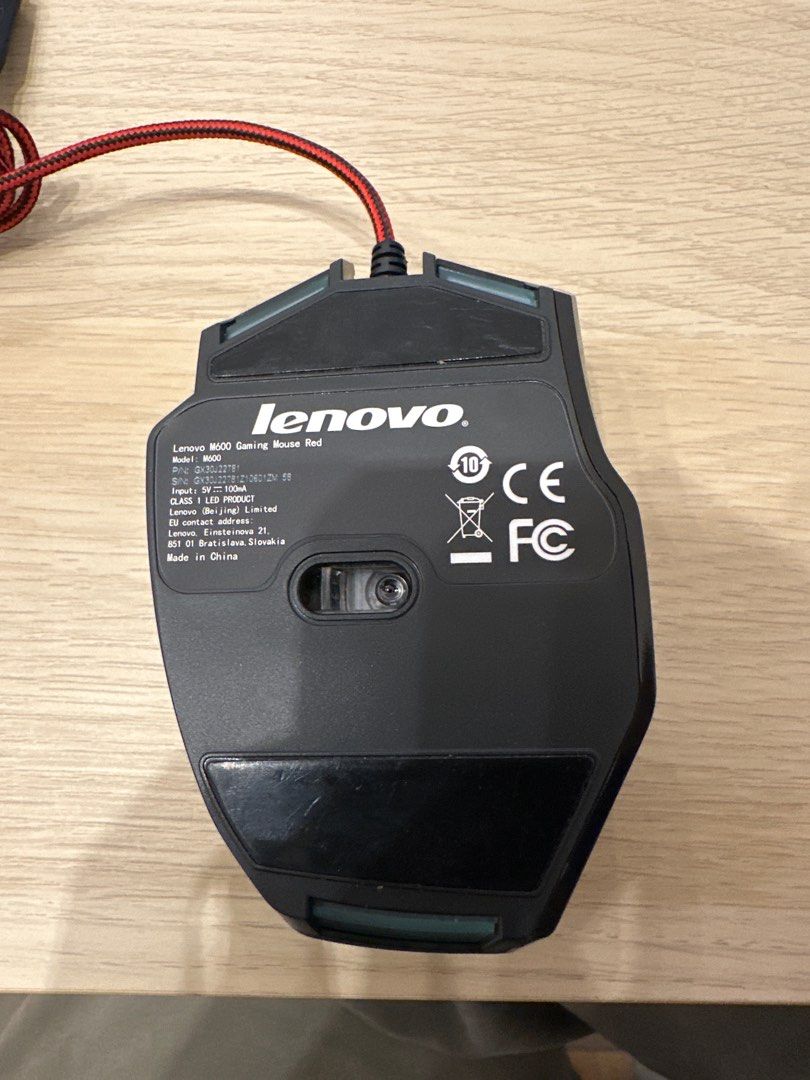 M600 Lenovo Gaming Mouse, Computers & Tech, Parts & Accessories, Mouse ...