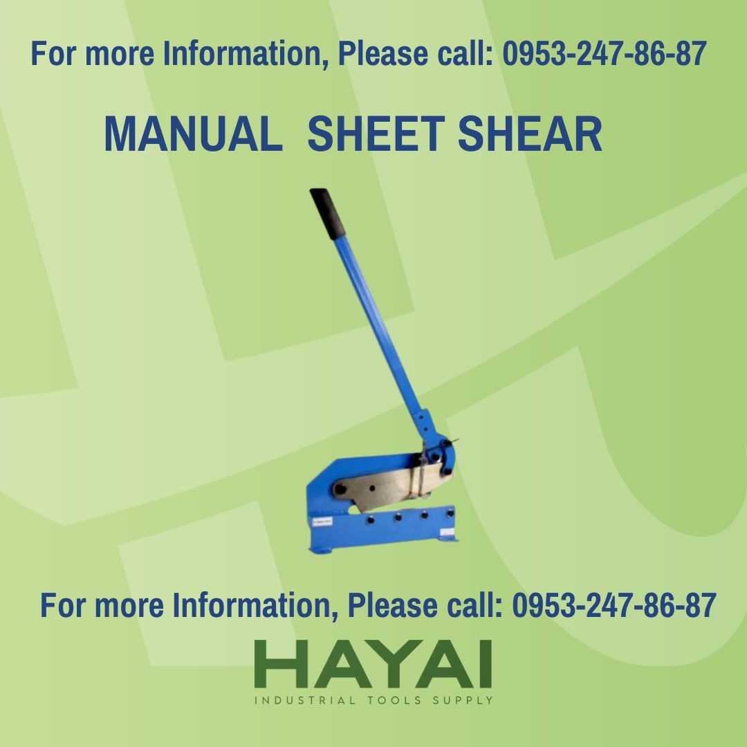 MANUAL SHEET SHEAR, Commercial & Industrial, Construction Tools ...