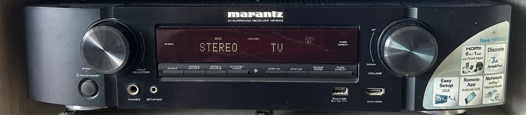 Marantz NR1603 amplifier with box, Audio, Soundbars, Speakers ...
