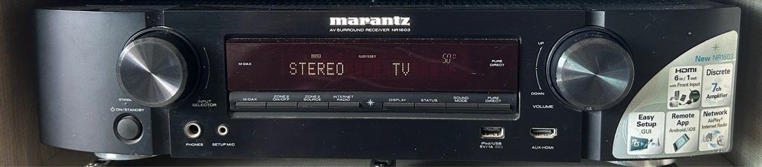 Marantz NR1603 amplifier with box, Audio, Soundbars, Speakers ...