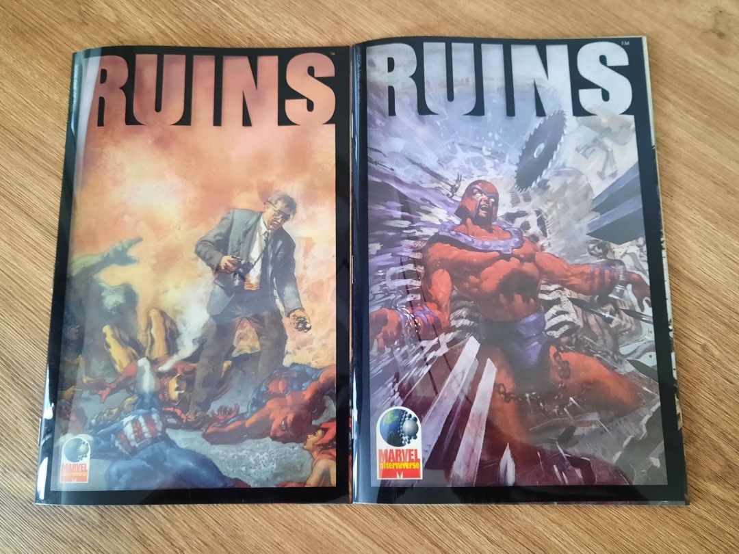 Marvel Ruins Vol 1 #1 & 2 (1995 complete 2-issue set), Hobbies & Toys ...