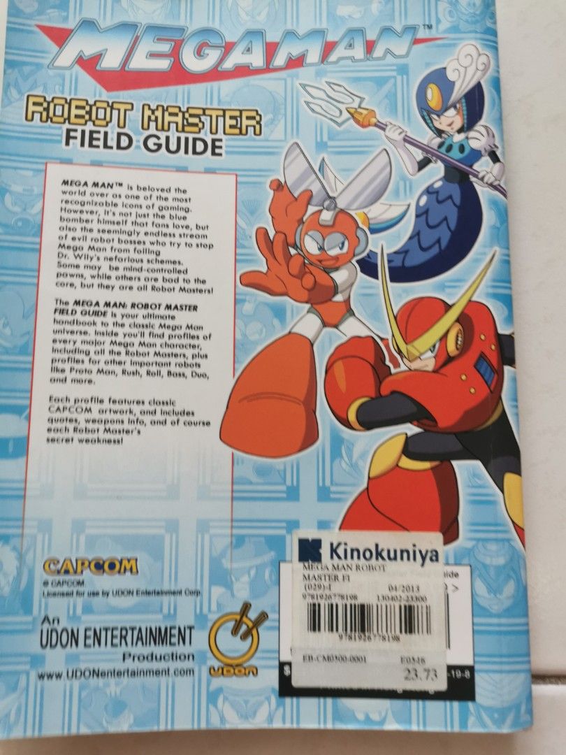Megaman robot master field guide book, Hobbies & Toys, Books & Magazines, Children's Books on ...