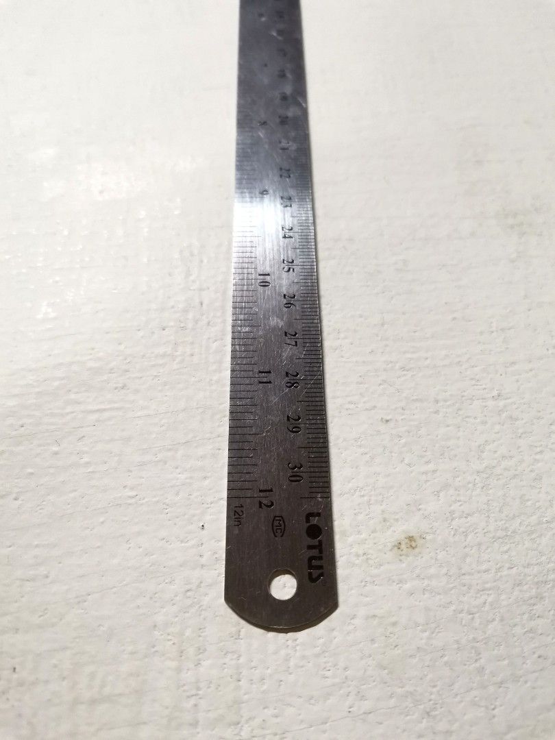 Stainless Steel Ruler |Alphabet Template| Protractor (Set 3 in 1 ...