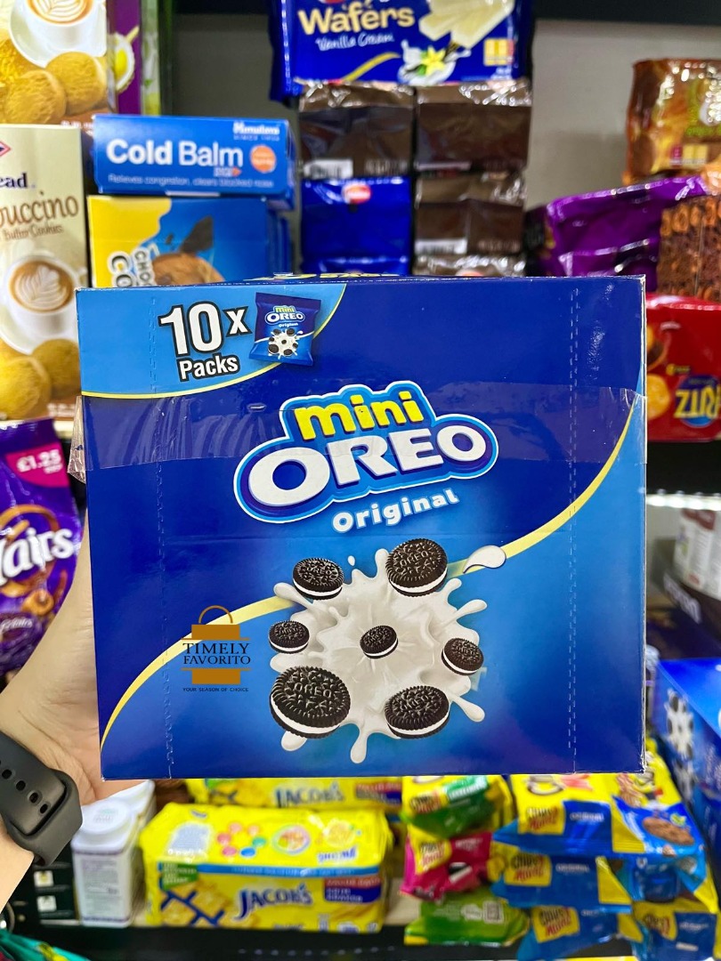 Mini Oreo Original Cookies 10packs, Food & Drinks, Packaged & Instant ...
