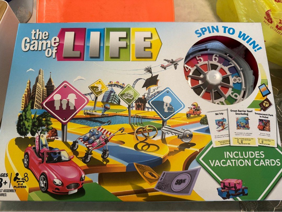FAMILY BOARDGAMES [Game of Life, Solitare, Ultimate One NightWerewolf ...