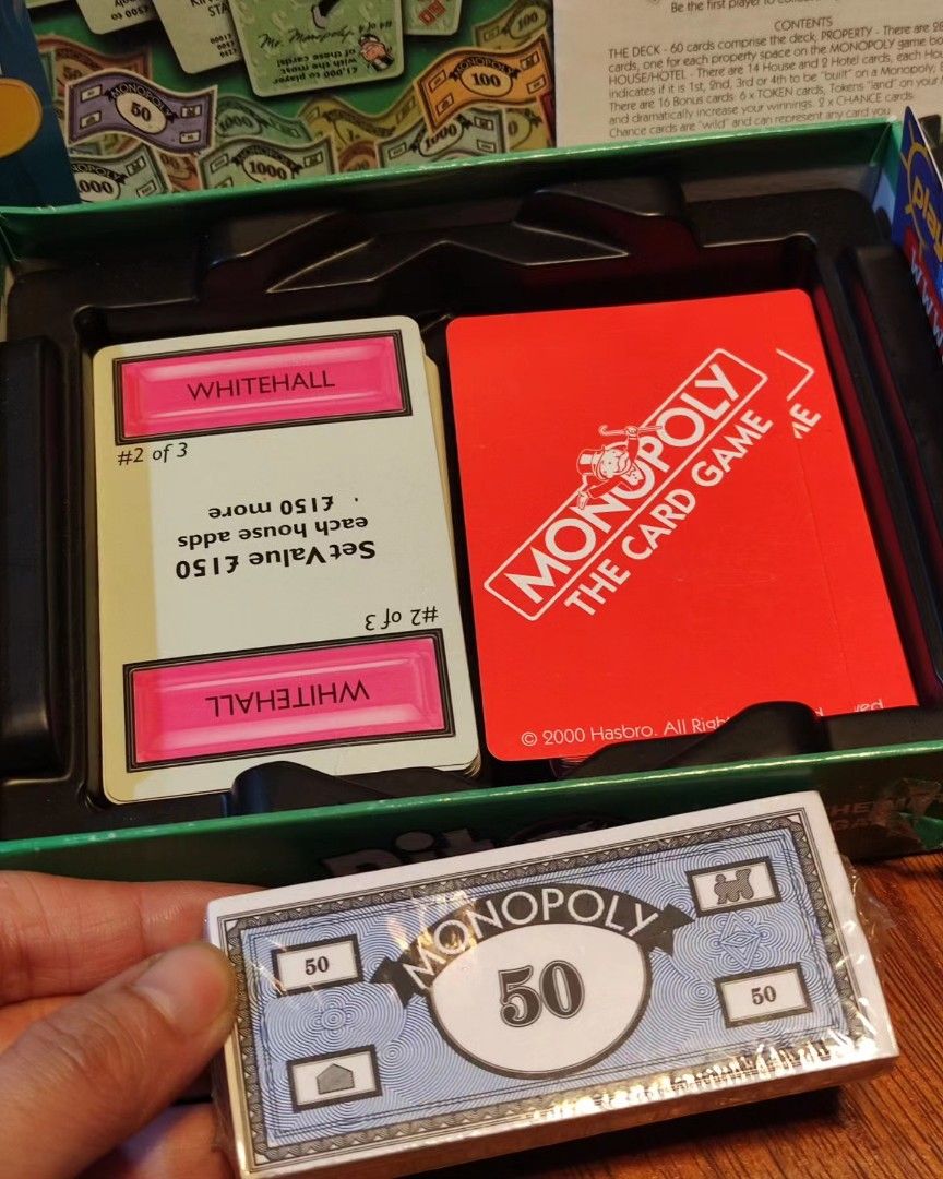 MONOPOLY THE CARD GAME BY TOP CARDS, Hobbies & Toys, Toys & Games on ...