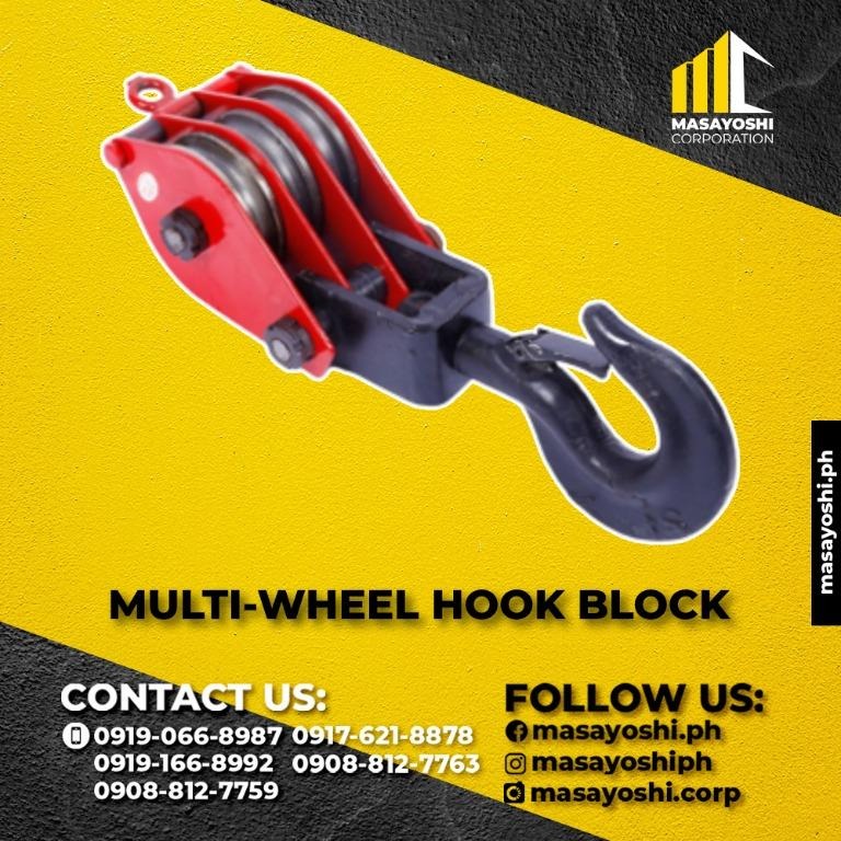 Multi-Wheel Hook Block, Commercial & Industrial, Industrial Equipment ...