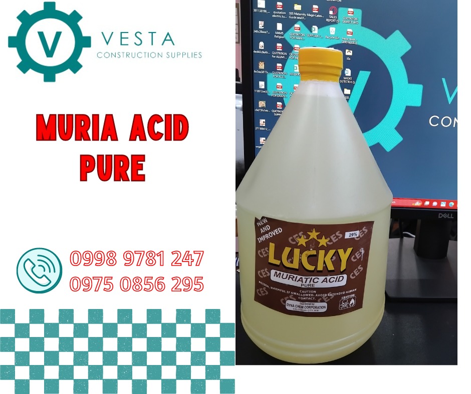 MURIATIC ACID PURE, Commercial & Industrial, Construction & Building ...