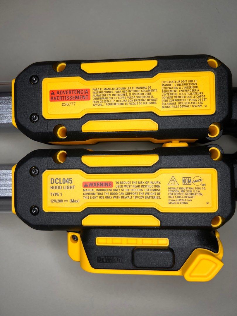 New DEWALT 12V/20V MAX Cordless Hood Light, LED Work Light, Bare Tool ...