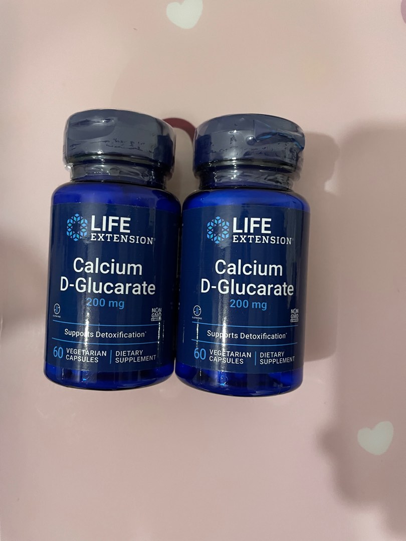 *NEW* Life Extension Calcium D-Glucarate x2, Health & Nutrition, Health ...