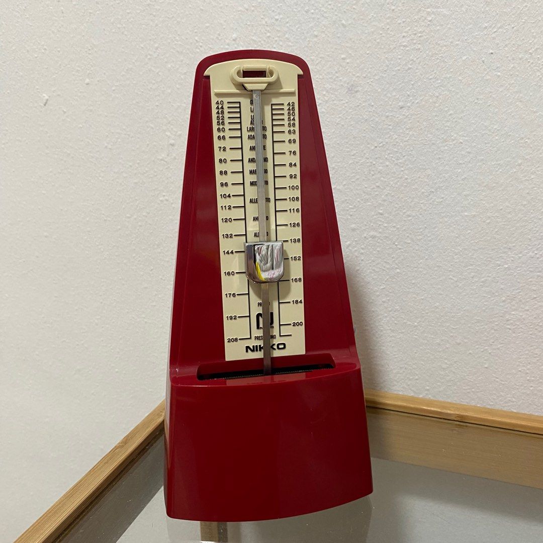 Nikko Red Metronome (Model No 222), Hobbies & Toys, Music & Media ...
