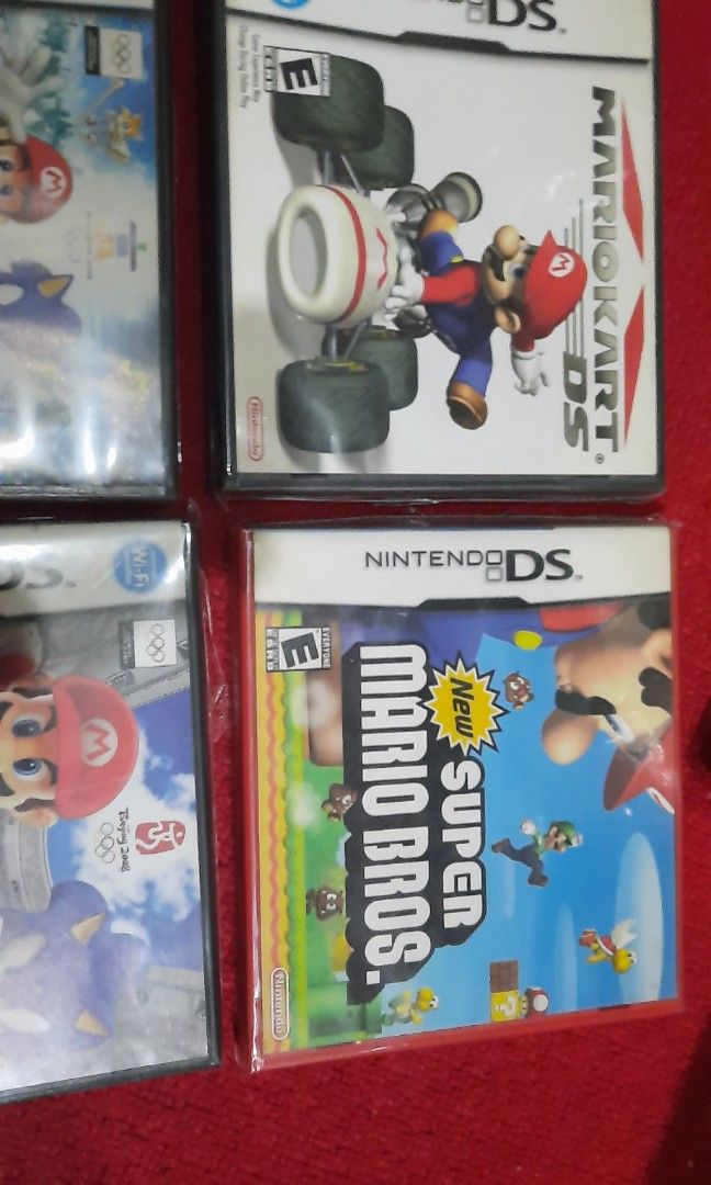 Nintendo DS mario with box & manual USA Version, Video Gaming, Video ...
