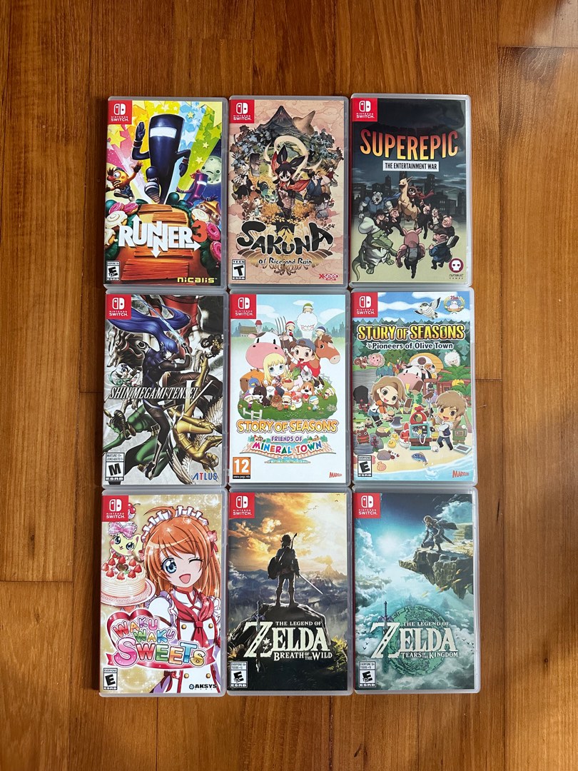 Nintendo Switch game Runner 3 / Sakuna of rice and rain / SuperEpic ...