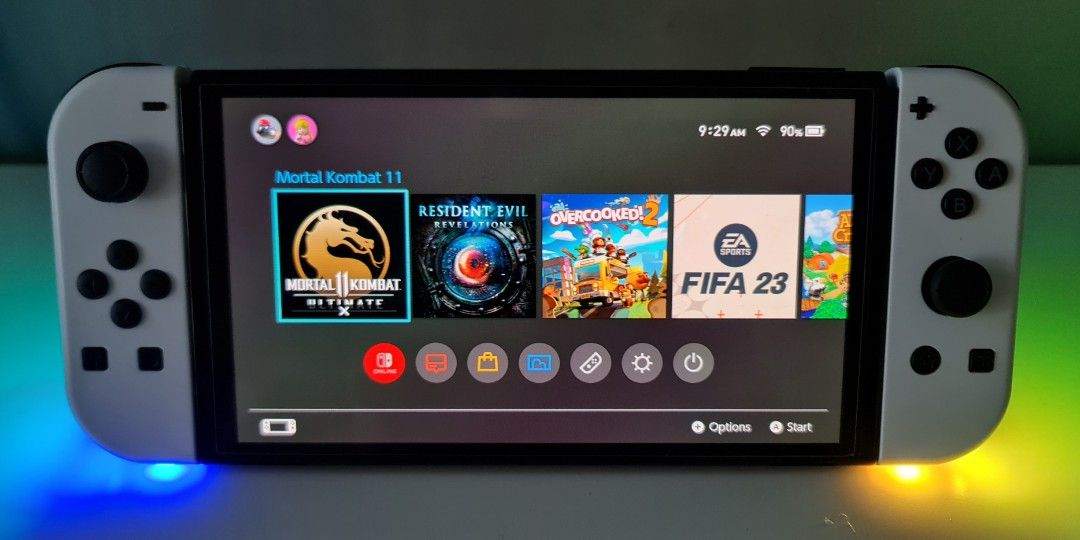 Nintendo Switch OLED with Brand new 3rd party LED Joycon (NO Games ...