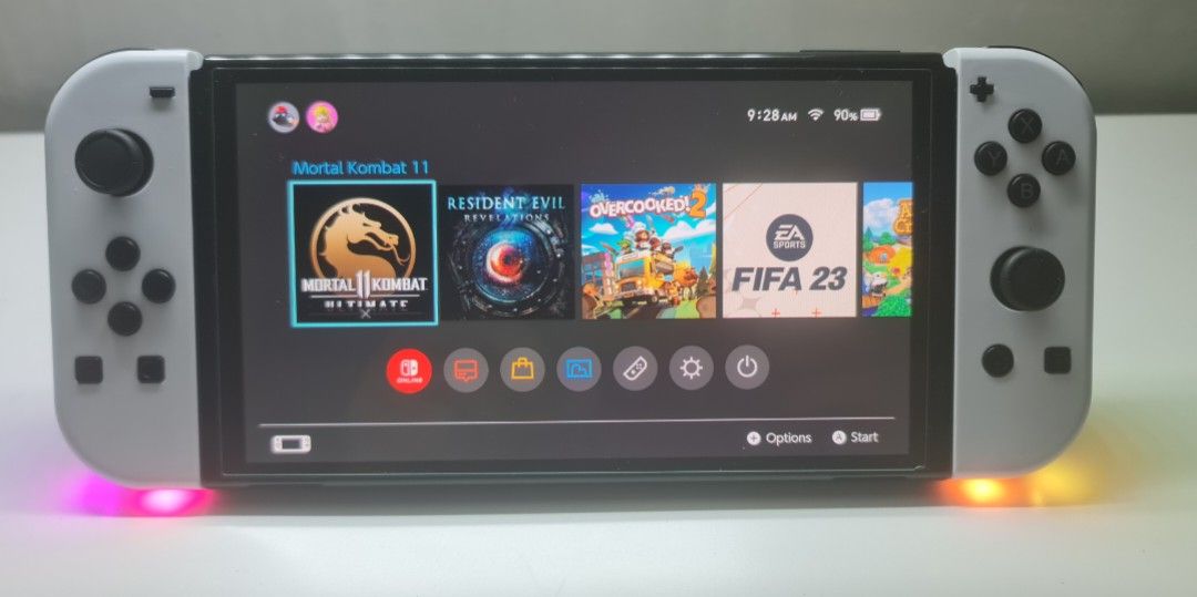 Nintendo Switch OLED with Brand new 3rd party LED Joycon (NO Games ...